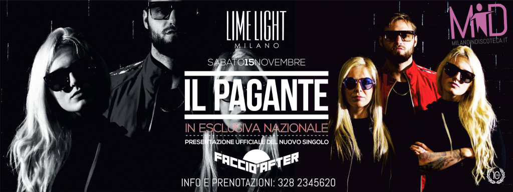 Nuova Canzone de Il Pagante Faccio After - Info 3282345620