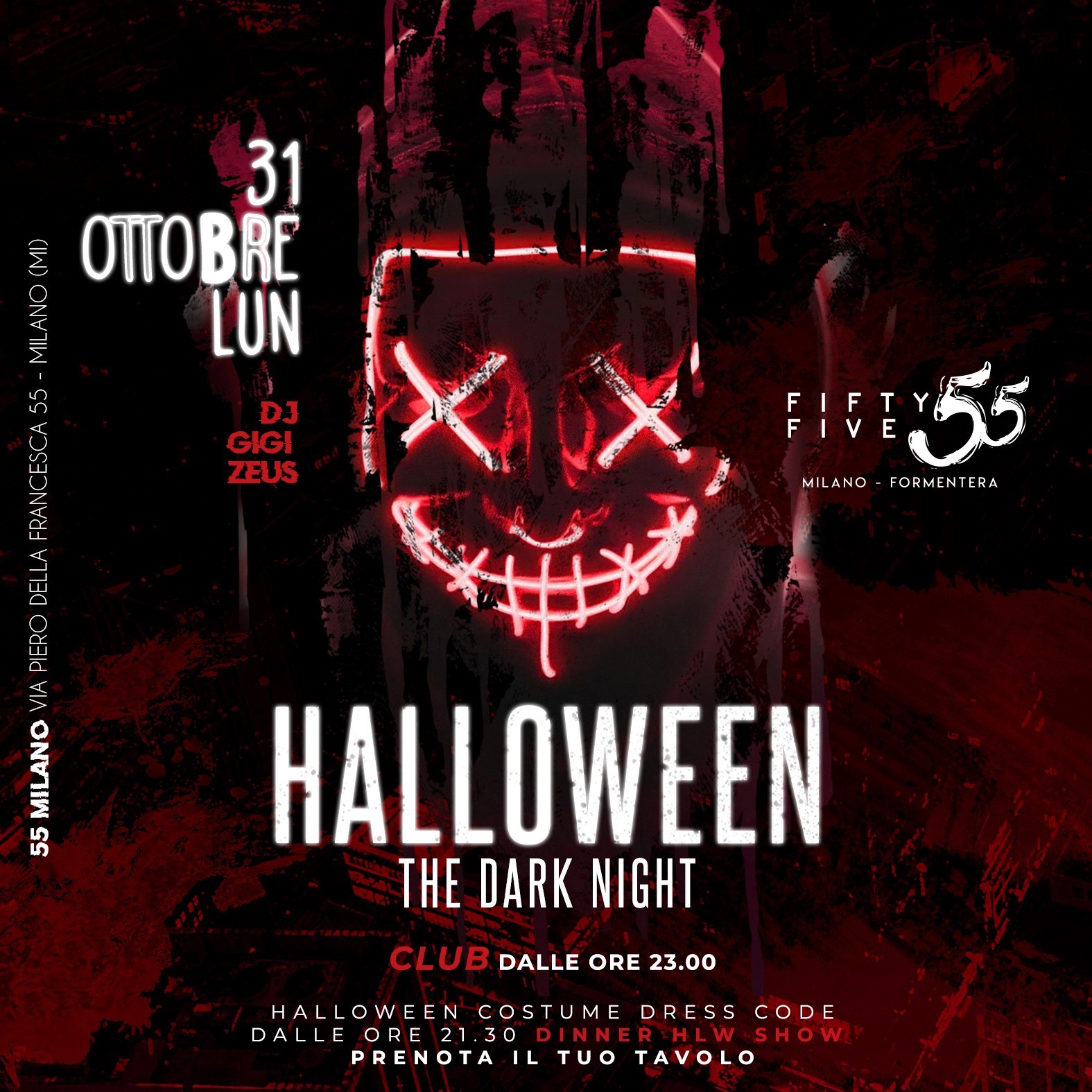 halloween 55 fifty five milano 2022 info 3282345620 - Milano In Discoteca