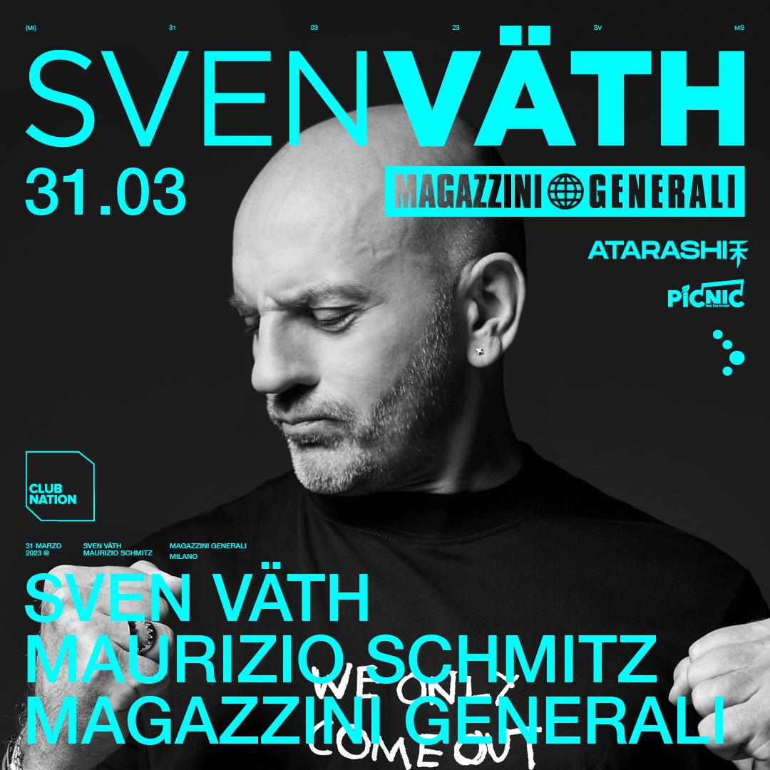 sven vath magazzini generali milano 31 marzo 2023 - info 3888945886